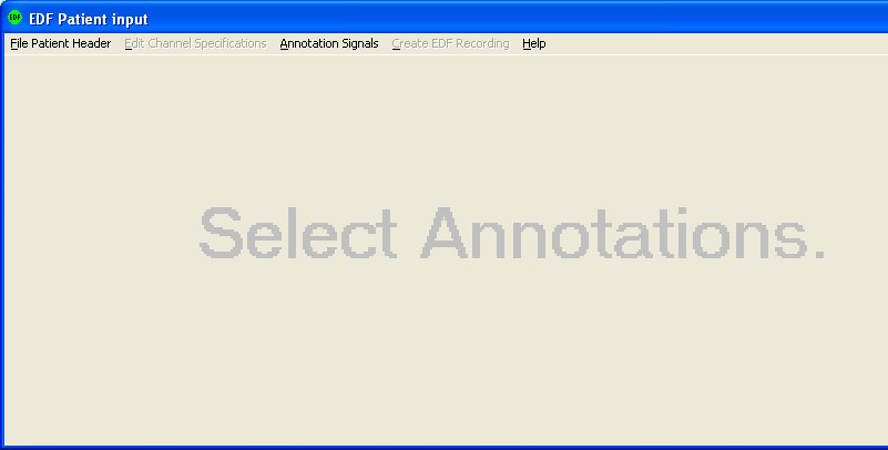 EEG-Monitor with EDF registration